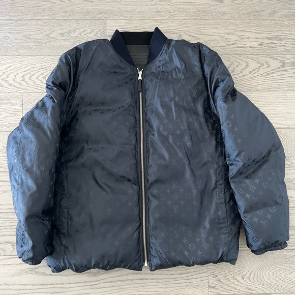 Louis Vuitton | Jackets & Coats | Louis Vuitton Puffer Bomber Jacket ...